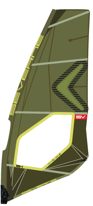 Severne S-1 Sage Green Windsurf Segel 2024 - Surfshop MÃ¼nster